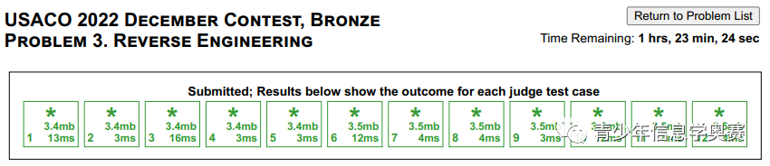 USACO 2022-2023赛季试题解析系列（12月晋级赛） - 国际竞赛联盟
