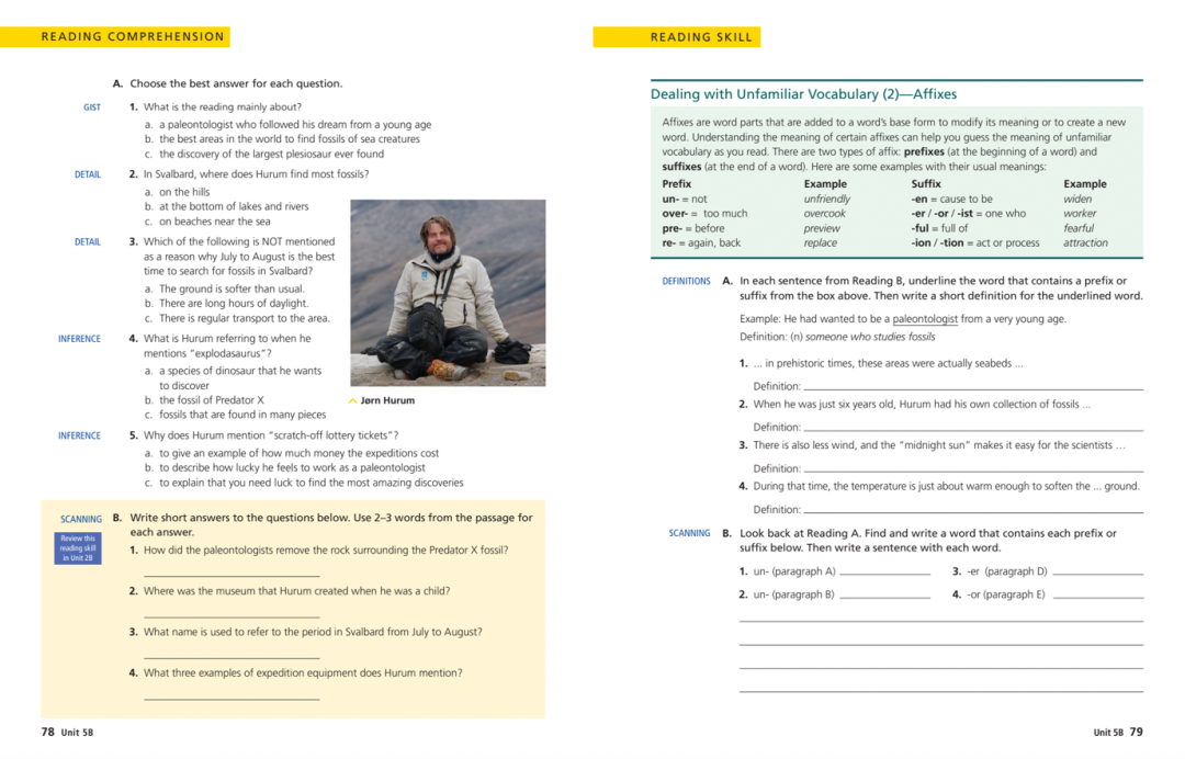 美国国家地理Reading Explorer教材剖析 - 国际竞赛联盟